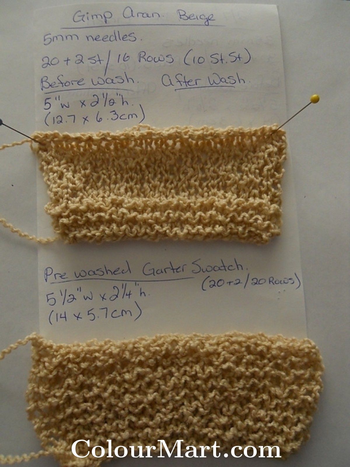 aran wt gimp wool yarn,